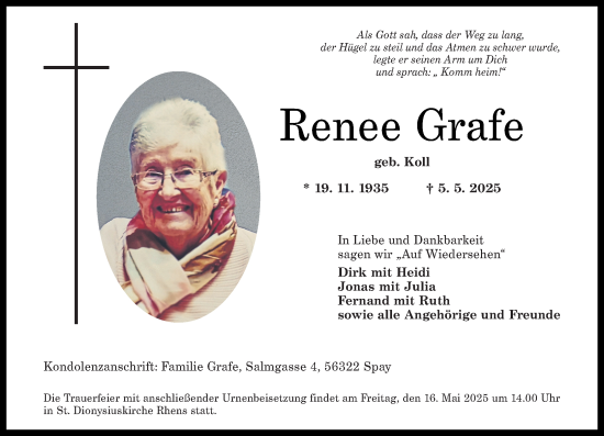 Traueranzeigen aus koblenz-und-region | rz-trauer.de